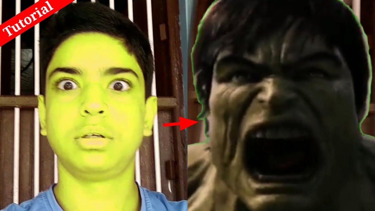How to make Hulk transformation VFX in kinemaster | Hulk transformation ...