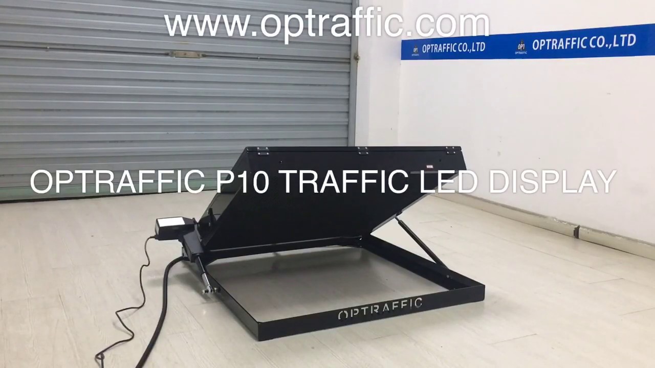 Traffic VMS Truck Mounted P10 LED Display - YouTube