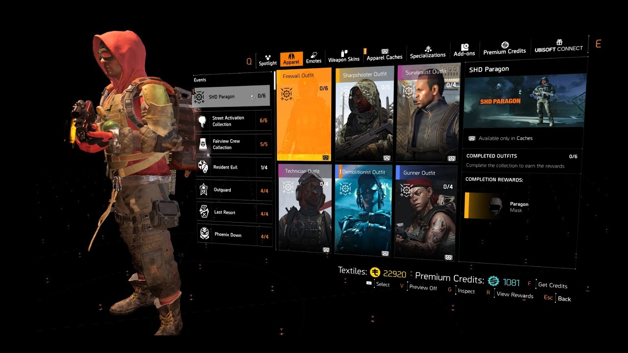 The Division 2 : SHD Paragon Apparel Event - YouTube