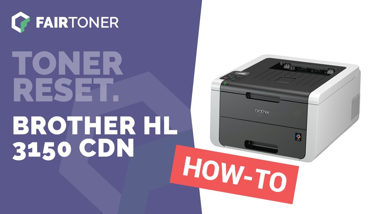 Anleitung: Brother HL-3150 CDN Toner Reset 🛠 - YouTube