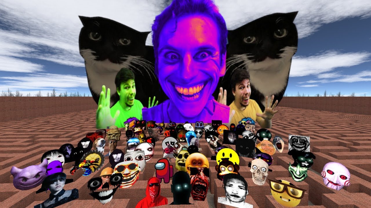 Jerma Boss Nextbots Mr Beast Family? Lots of models (Garry's Mod) - YouTube