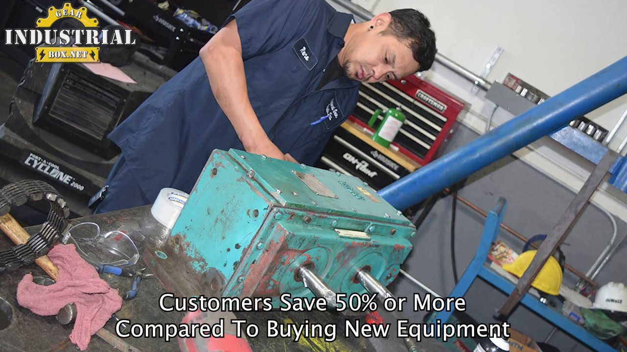 PIV Drive Gearbox Refurbishment - YouTube