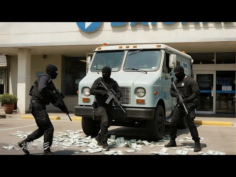 動作電影！亡命悍匪2分鐘捲走千萬現金，特種兵武裝出擊智擒悍匪