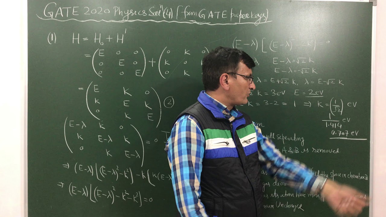 GATE 2020 Physics Solutions 4 from GATEPaper Keys YouTube gate-2020-physics-solutions-4-from-gatepaper-keys-youtube