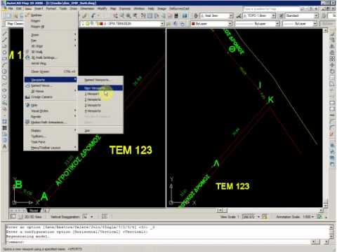 Μετατροπή αρχείου DWG Autocad από 3ον μοιρών σε ΕΓΣΑ 87 - YouTube