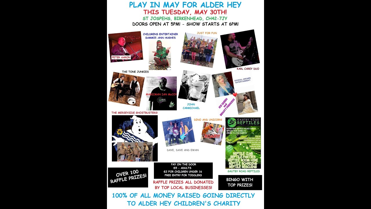 Play In May For Alder Hey - Total so far! - YouTube