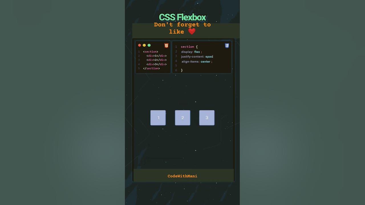 Css Flexbox Shortsvideo Developers Programming Html Css Webdevelopment Webdesign Reels
