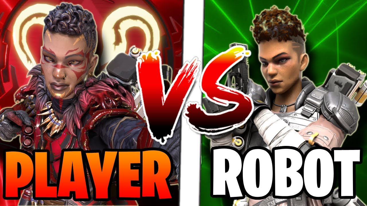 POV Of PLAYER VS ROBOT ( APEX BOT LOBBIES ) - YouTube