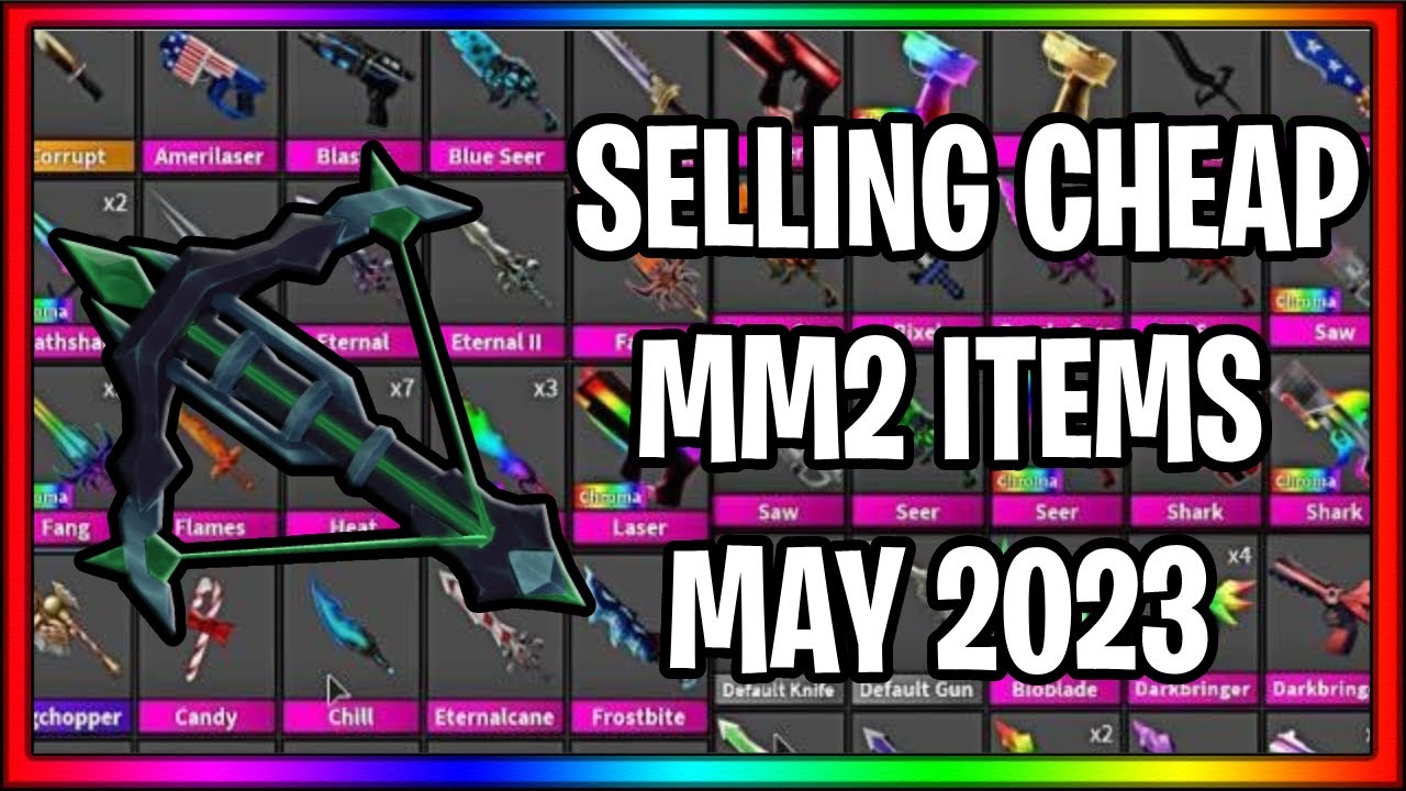 SELLING MM2 GODLYS FOR ROBUX MAY 2023 **CHEAP** - YouTube