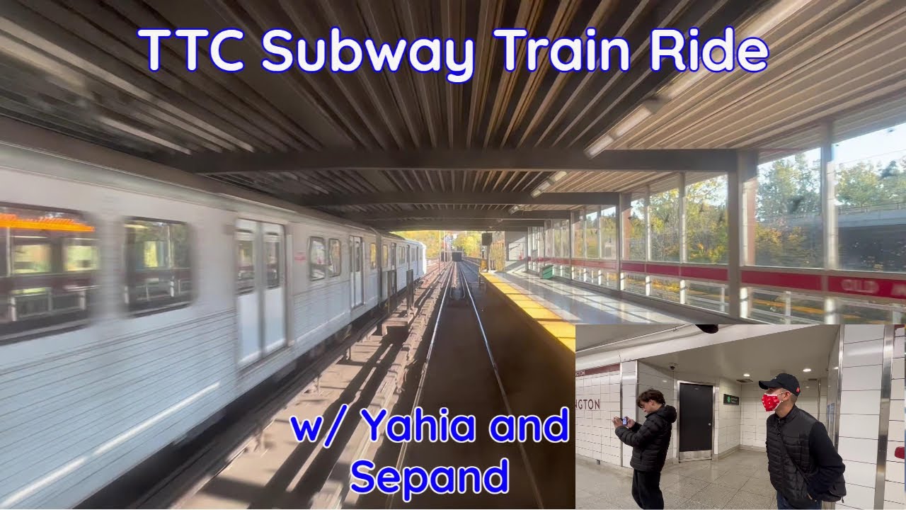 Toronto TTC Bombardier T1 Subway Train Ride - Front View! 10/22/2022 ...