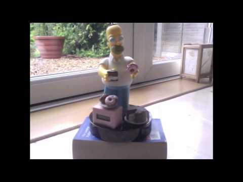 HOMER SIMPSON TALKING DONUTS ALARM CLOCK - YouTube