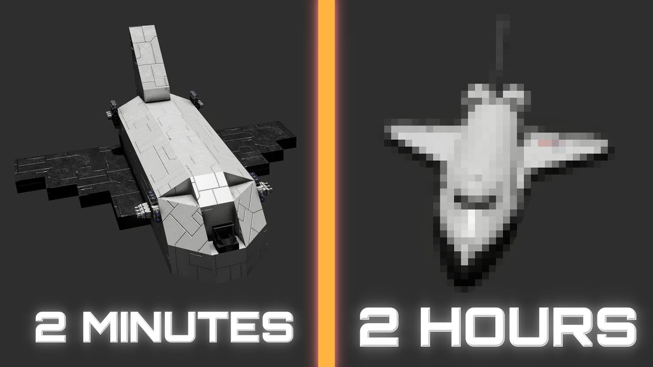 Building the SPACE SHUTTLE in 2 Minutes, 20 Minutes & 2 HOURS | Space ...