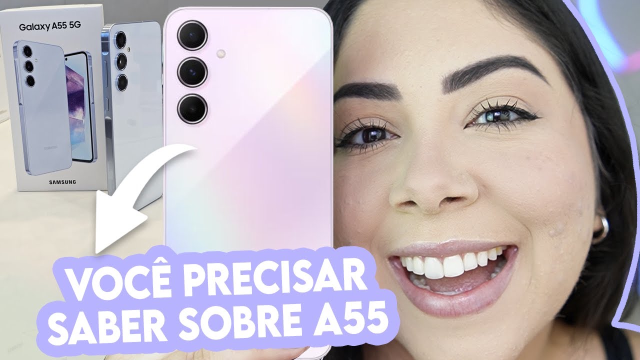 10 COISAS que VOCÊ PRECISAR SABER sobre galaxy A55 - YouTube