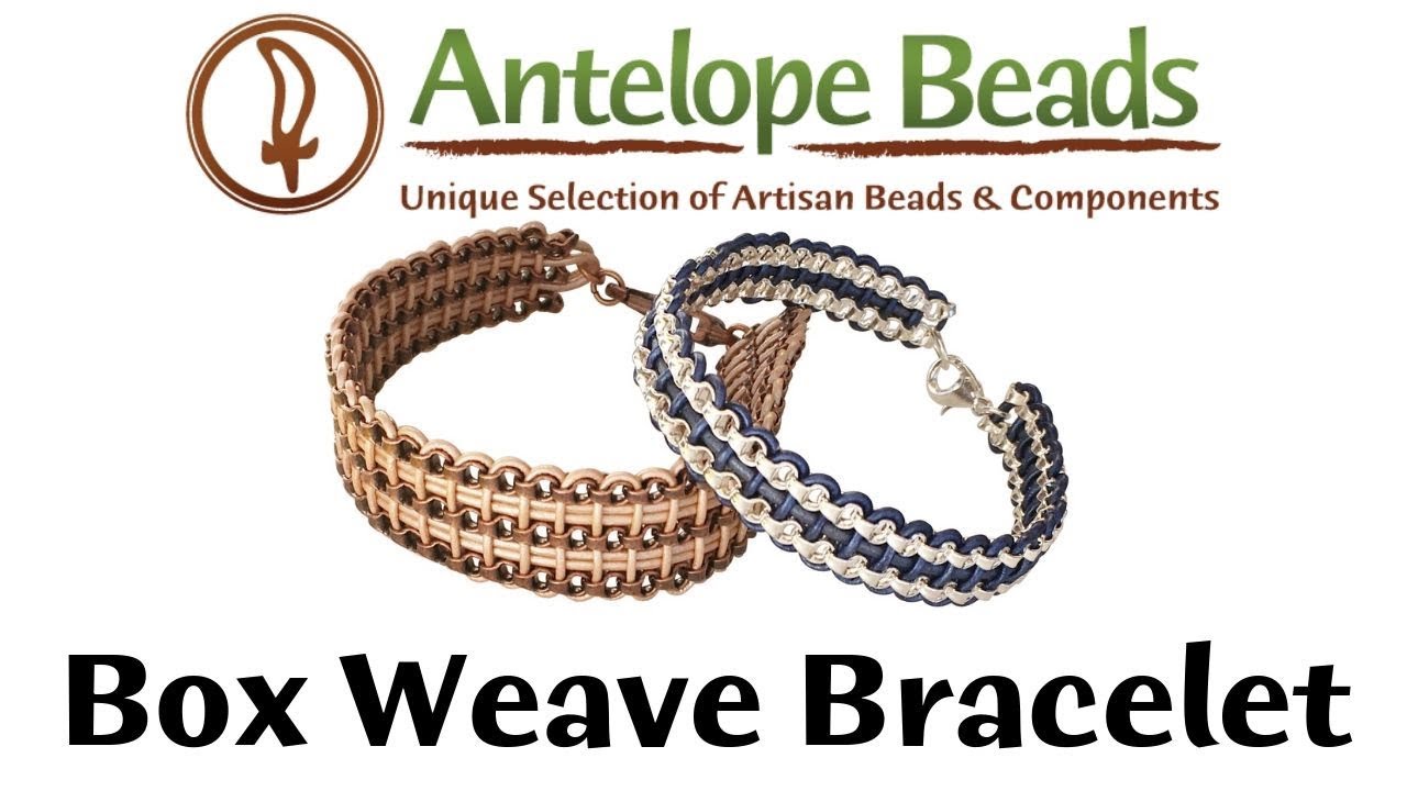 How To Make a Box Weave Bracelet - YouTube