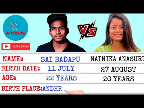 Sai Badapu Biography /Nainika Anasuru biography/Dhee sai/Dhee Nainika ...