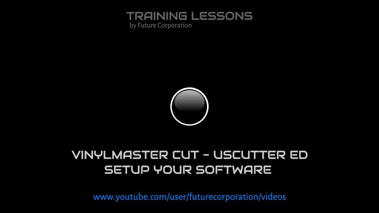 How to setup the USCutter Ed of VinylMaster Cut - YouTube