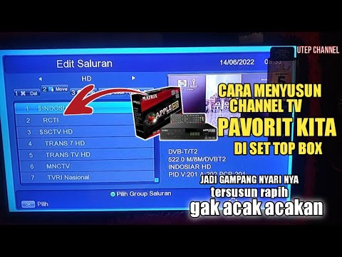 CARA MENGURUTKAN NOMOR CHANNEL SIARAN TV DIGITAL DI SET TOP BOX-2024