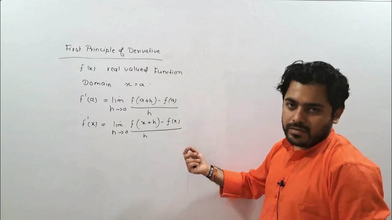First Principle Of Derivative Class-XI Mathematics - YouTube
