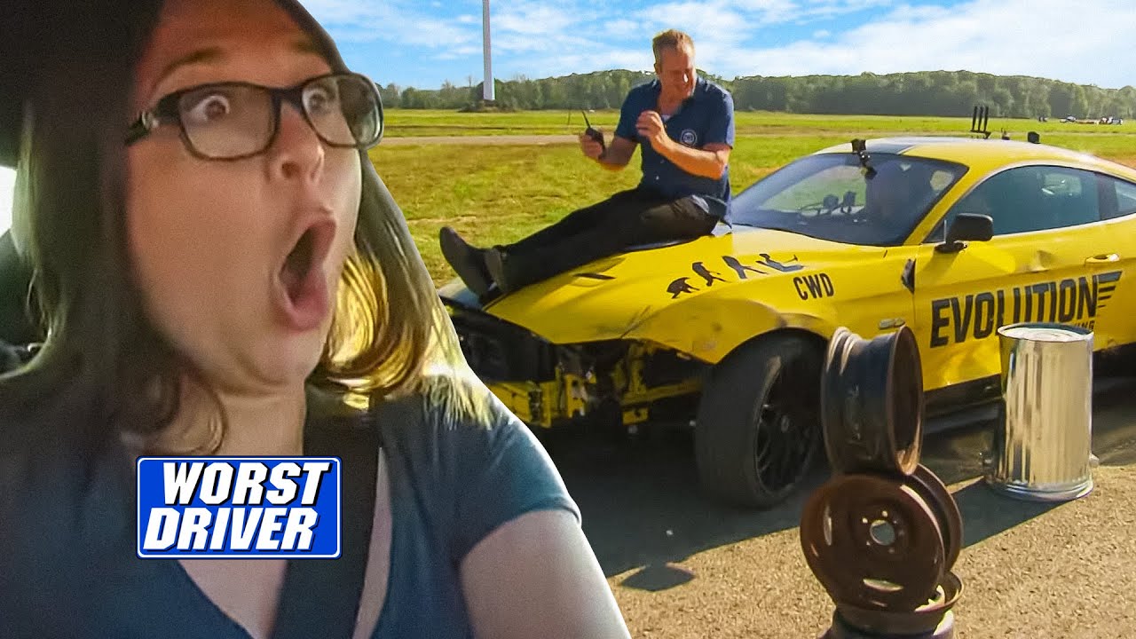 TERRIBLE Driver's Take On The Mega Challenge | Worst Driver - YouTube