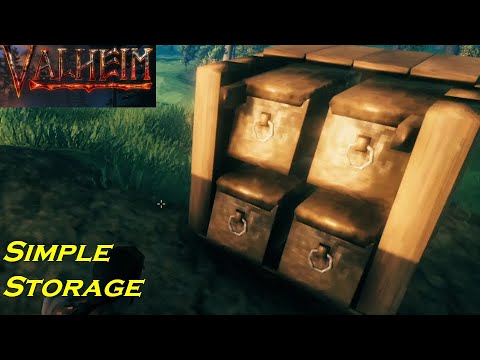 Valheim Storage System Stacking - YouTube