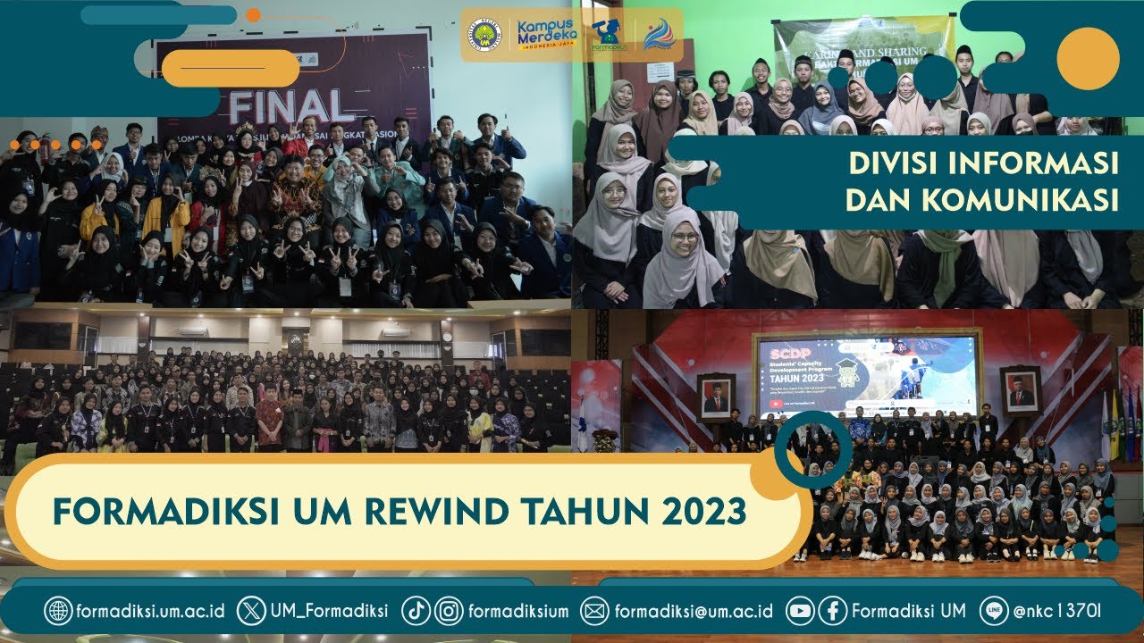 Formadiksi UM Rewind Tahun 2023 - YouTube