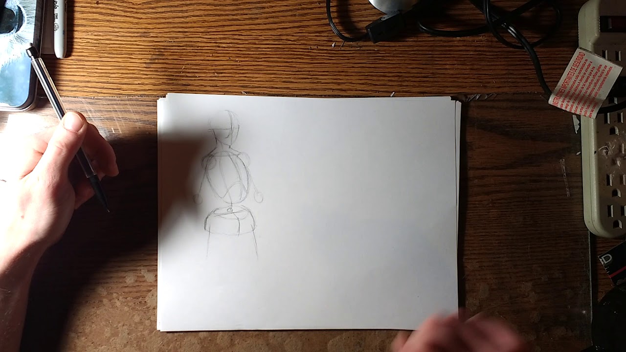 How to draw the female torso stylized/anime - YouTube