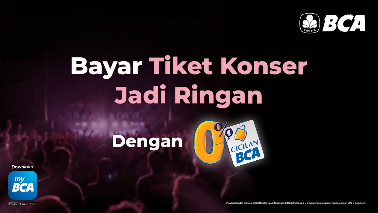 Bayar tiket konser jadi ringan dengan Cicilan BCA - YouTube