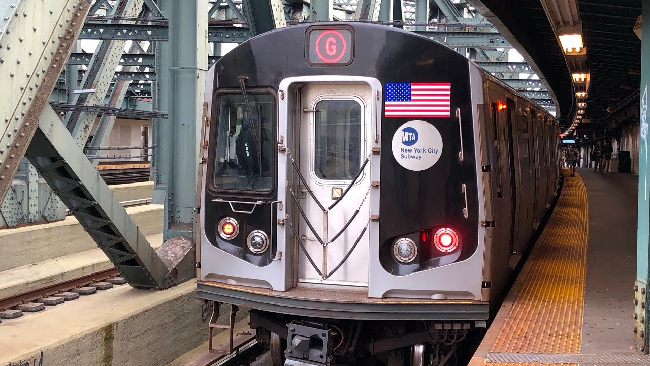 IND Culver Line: R160 (F) & (G) Trains @ Smith-9th Sts - YouTube