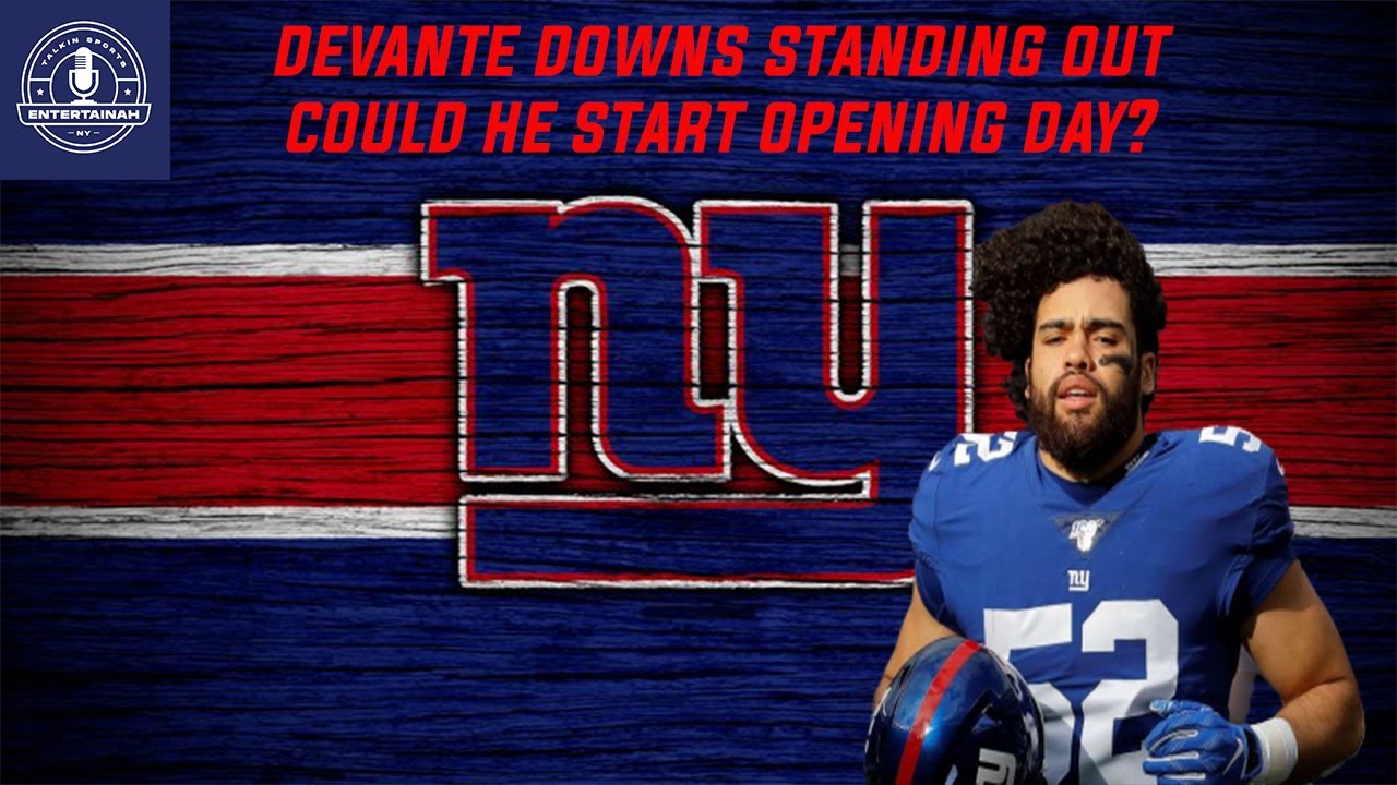 New York Giants | LB Devante Downs has stood out at camp! | Player ...