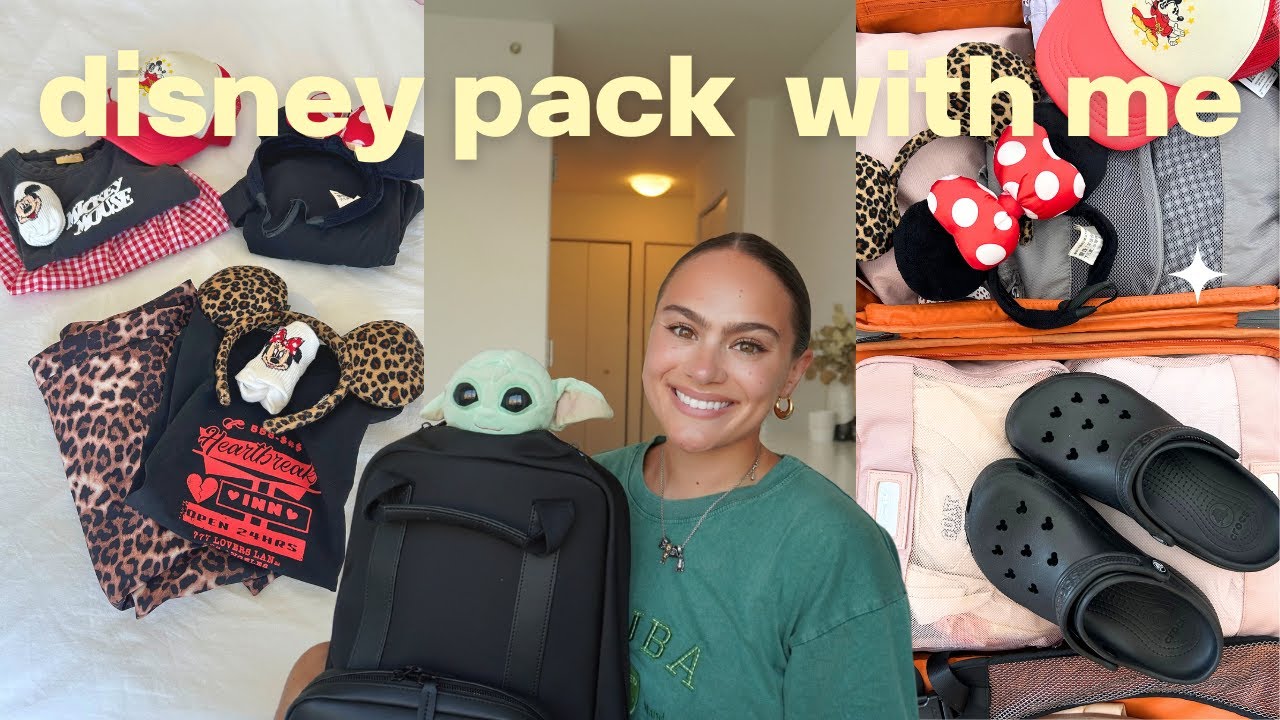 Pack with Me Disney World | June 2024 🌸 Long Weekend, Carry on, Summer ...