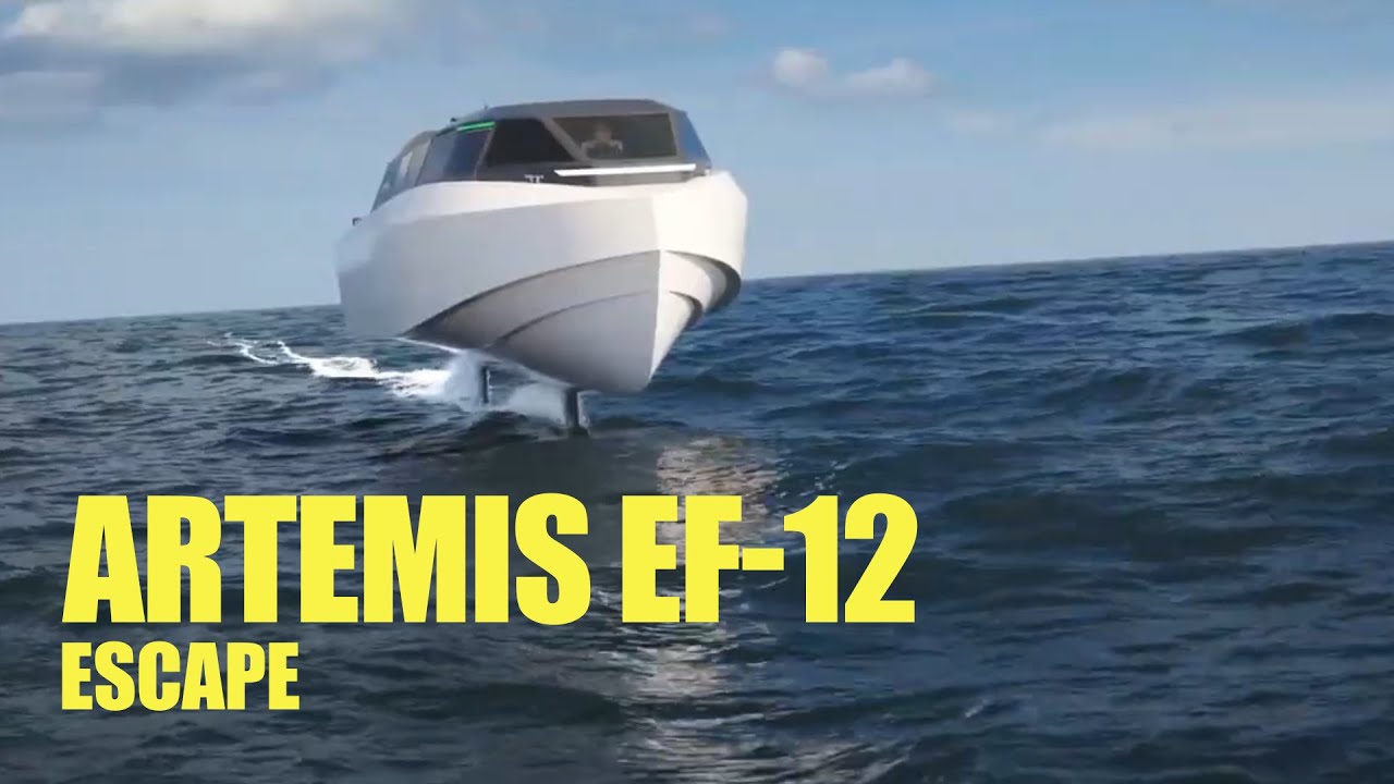 바다 위를 날아가듯. Artemis EF-12 Escape - YouTube