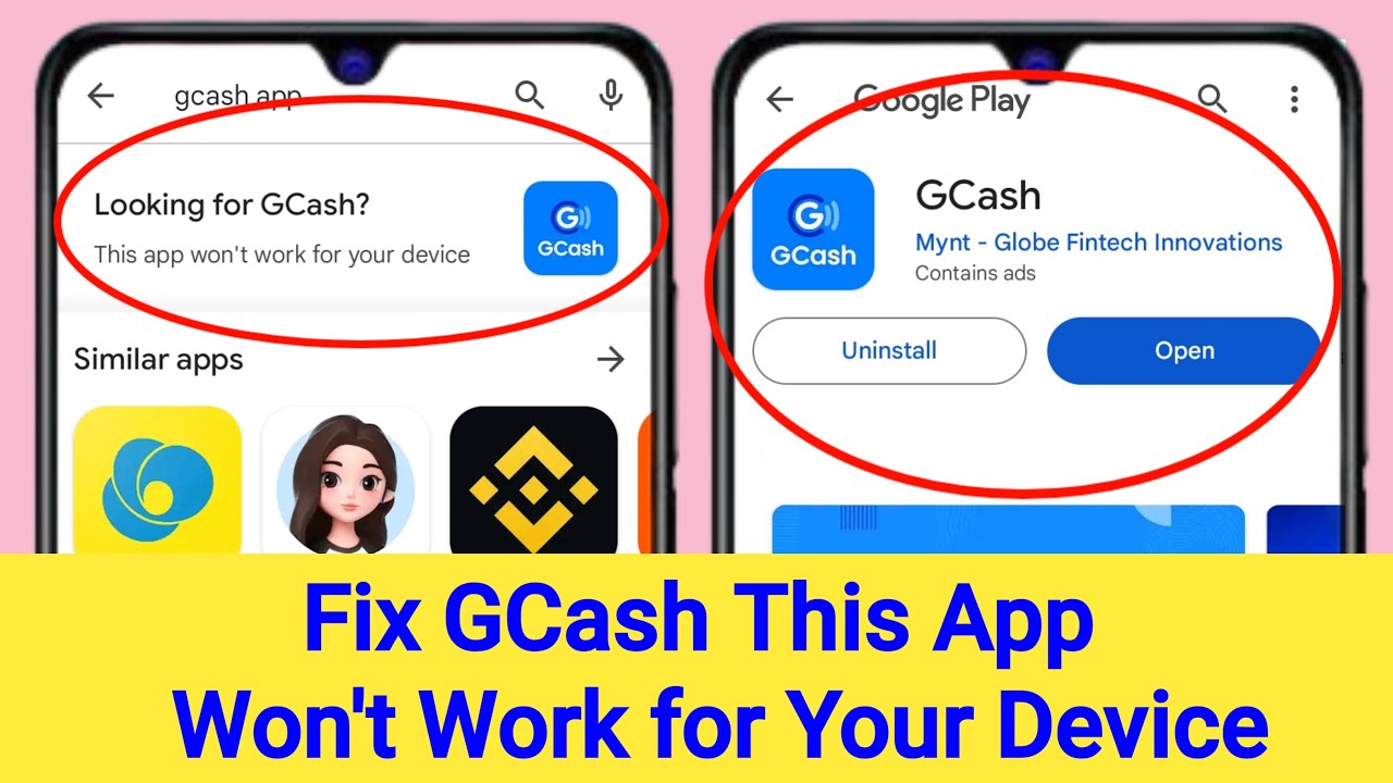 Fix Gcash This App Won't Work for Your Device 2024 | Gcash This Phone ...