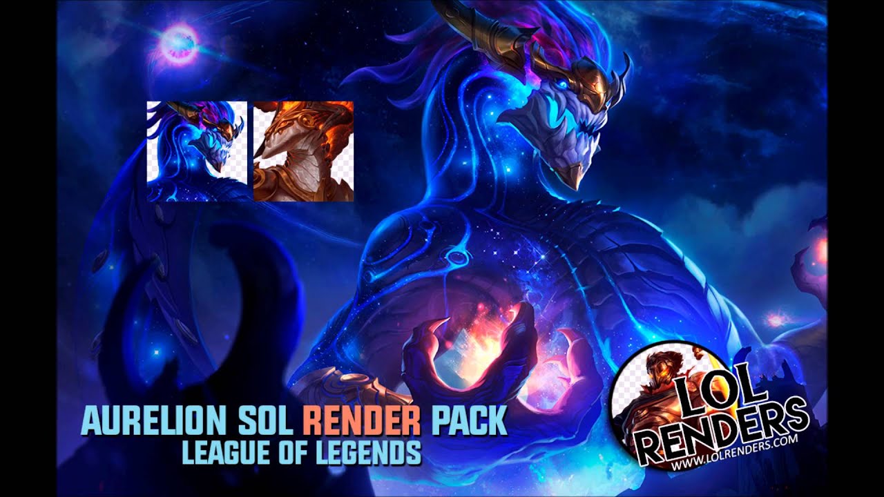 League of Legends Aurelion Sol Render Pack - YouTube