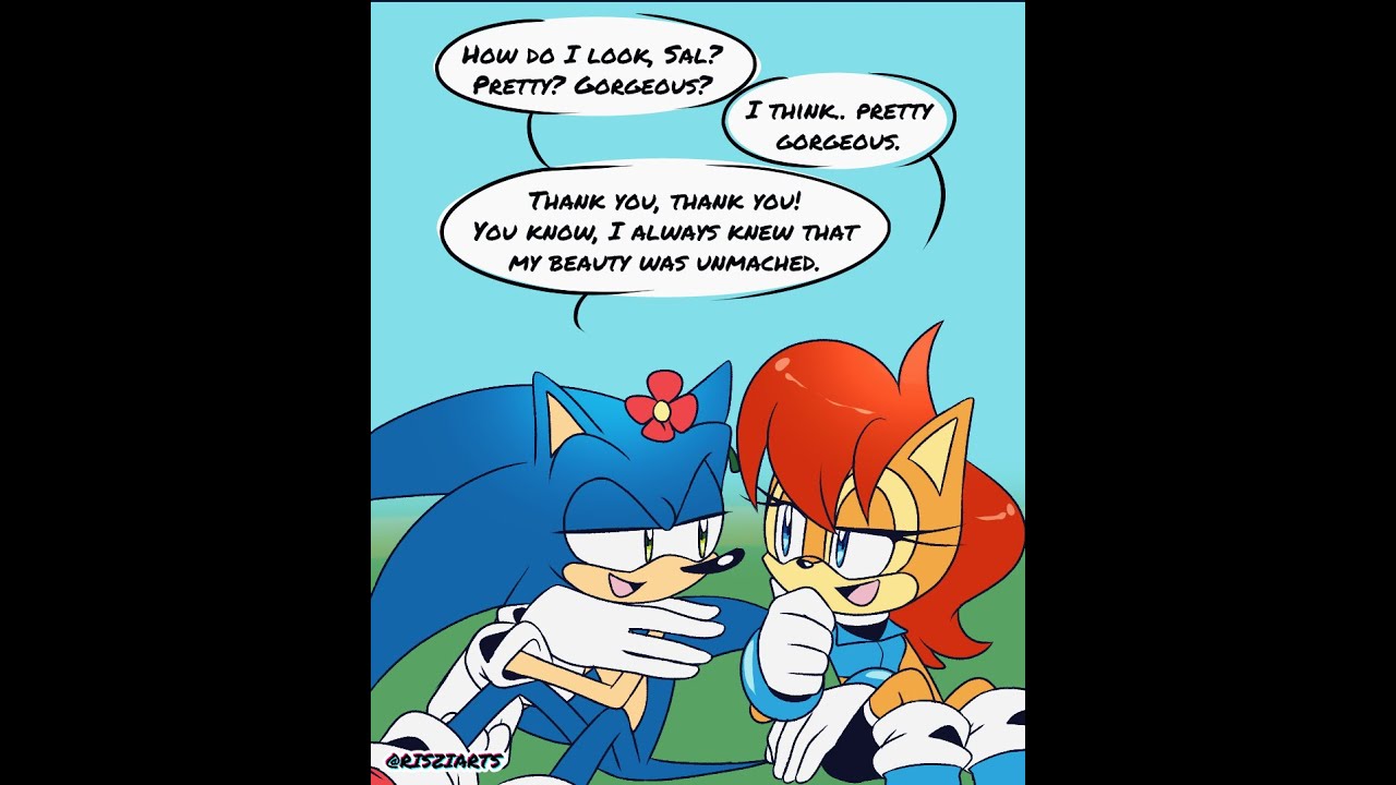 Pretty Gorgeous Boi Sonic Comic Dub Youtube 3122