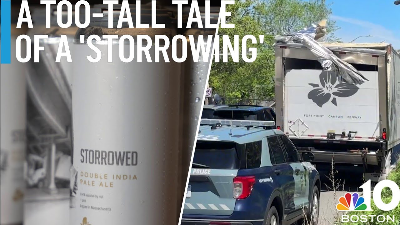 This brewery makes a Storrowed beer. Then their truck got 'Storrowed ...