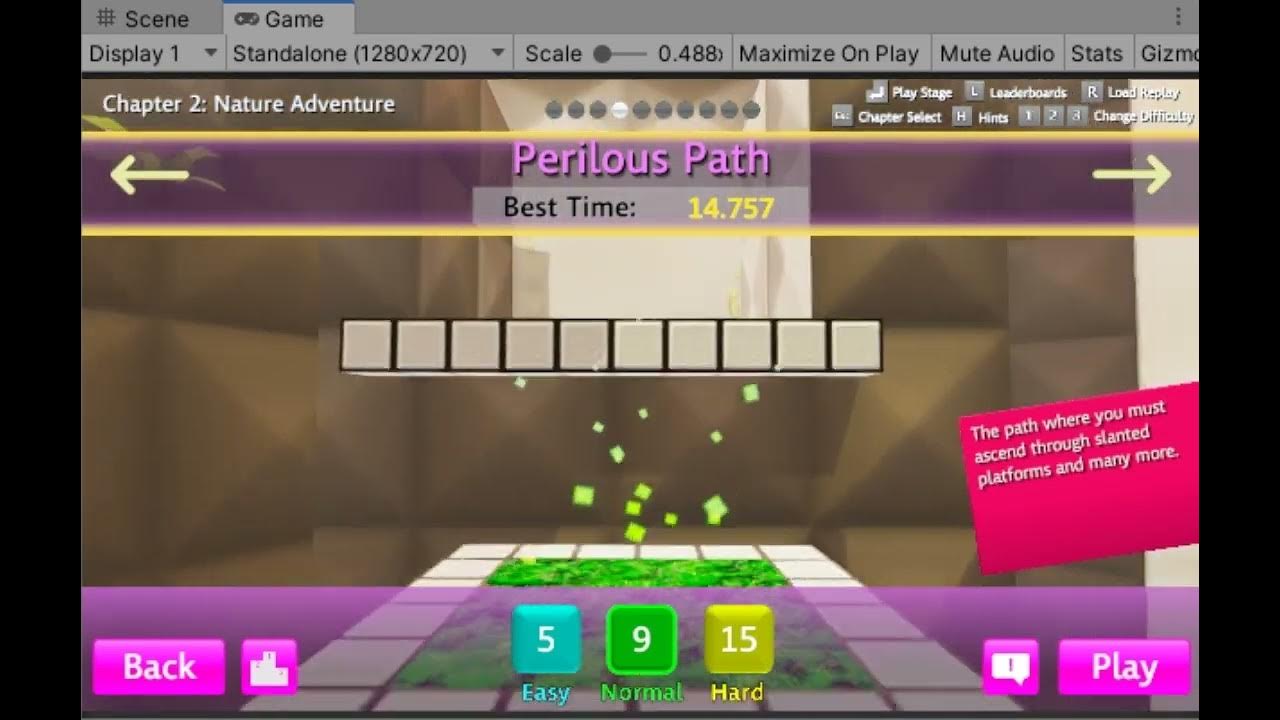 [Great Marble Adventure Devlog #22] Dynamic Stage Preview and Bouncy Floor Particles - YouTube
