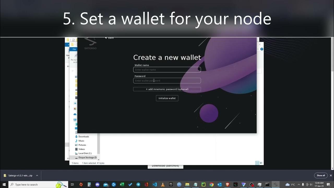 Install a full Ergo node simply thanks to Satergo - YouTube