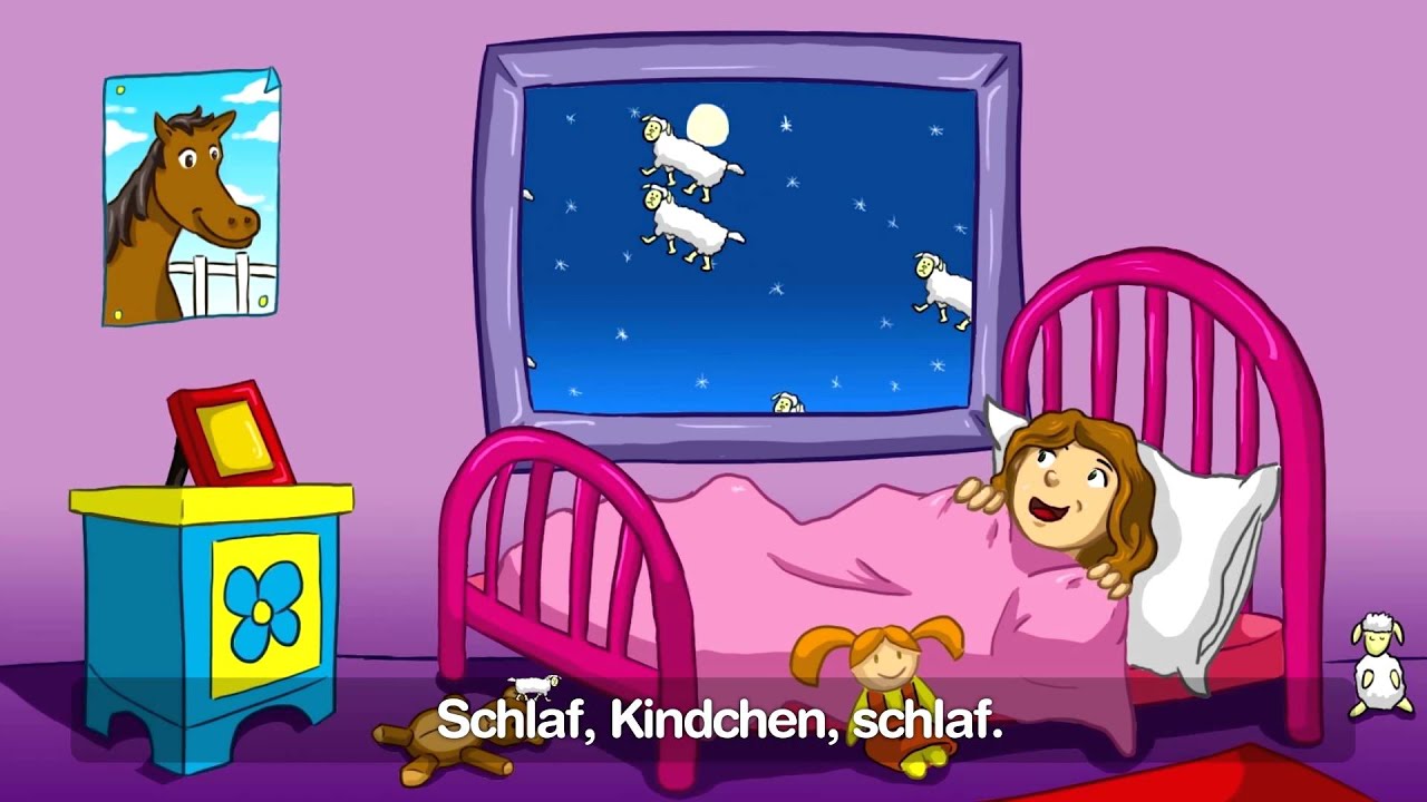 Schlaf kindchen schlaf - Kinderlieder zum Mitsingen - YouTube