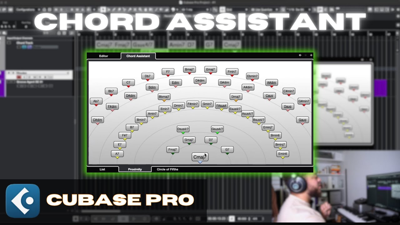 Building Chord Progressions using 🔥 Cubase Chord Assistant 🔥 - YouTube