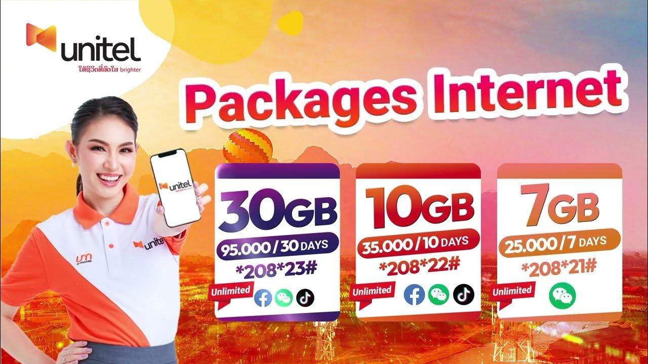 Packages Internet Unitel - YouTube