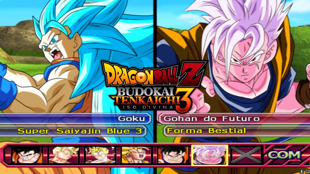 INCRÍVEL!! DBZ Budokai Tenkaichi 3 ISO DIVINA REMAKE V1 Para (PC\PS2 ...