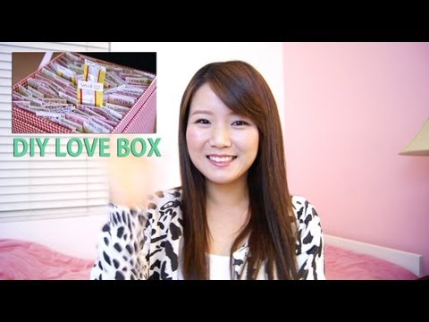 Personalized DIY Love Box Gift Idea Tutorial + Short Vlog - YouTube