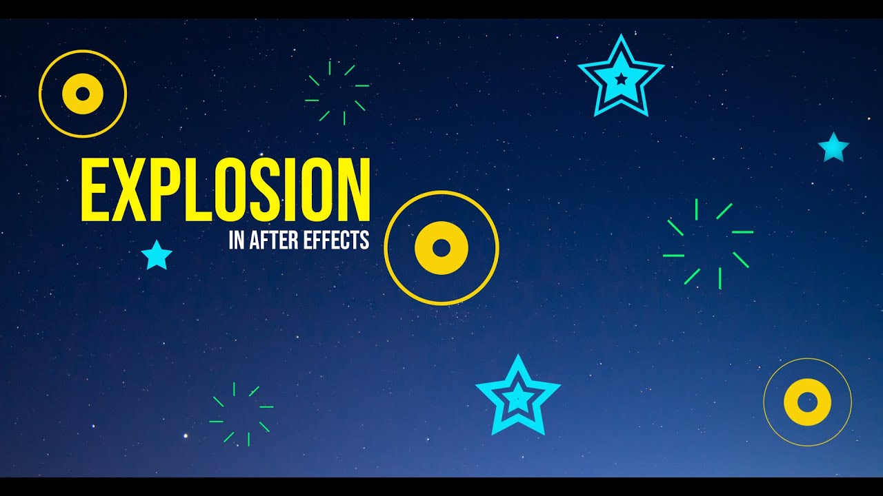 Graphics Explosion in After Effects | How to create Graphics Explosion ...
