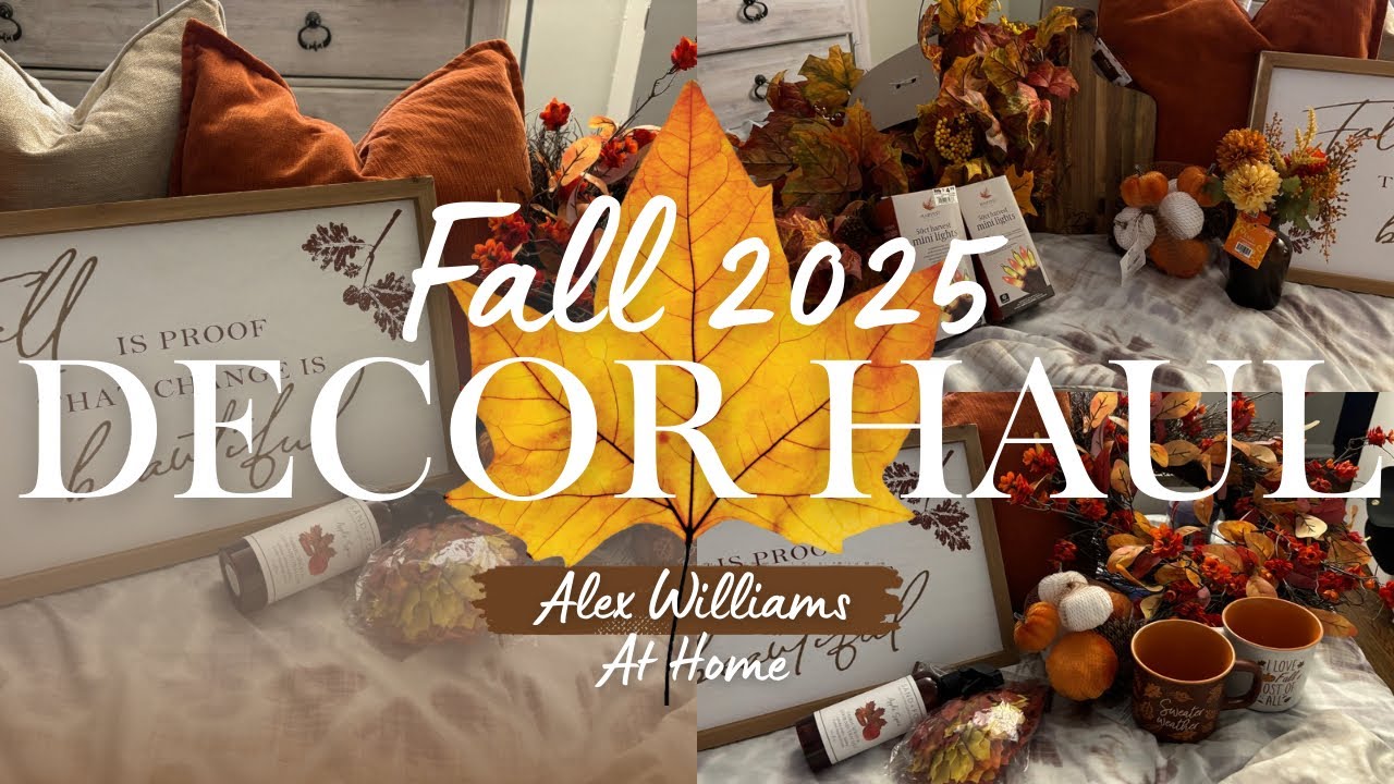 🍁2025 FALL DECOR HAUL!! COME SEE WHAT I GOT! 🍁 - YouTube