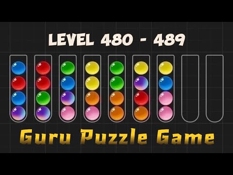 Ball Sort Puzzle - Color Game | Level 480 - 489 - YouTube