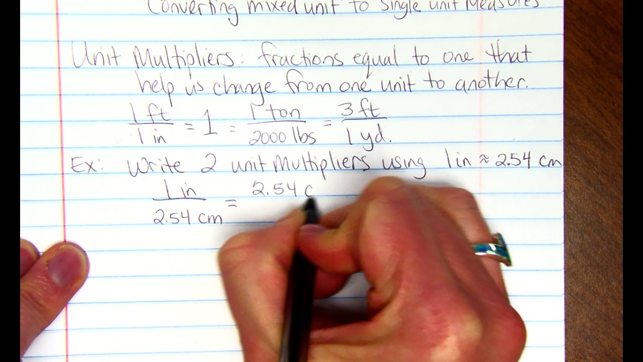 Using Unit Multipliers to Convert Measures/Converting Mixed Unit to ...