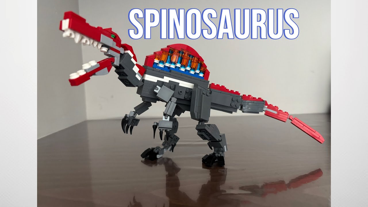 Lego Jurassic Park 3 Spinosaurus MOC - YouTube