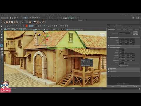 CAMERA MATCH FOR REALISTIC BACKGROUND MODELING || MAYA BG MODELING TUTORIAL|| {PART-1}HINDI AND ...