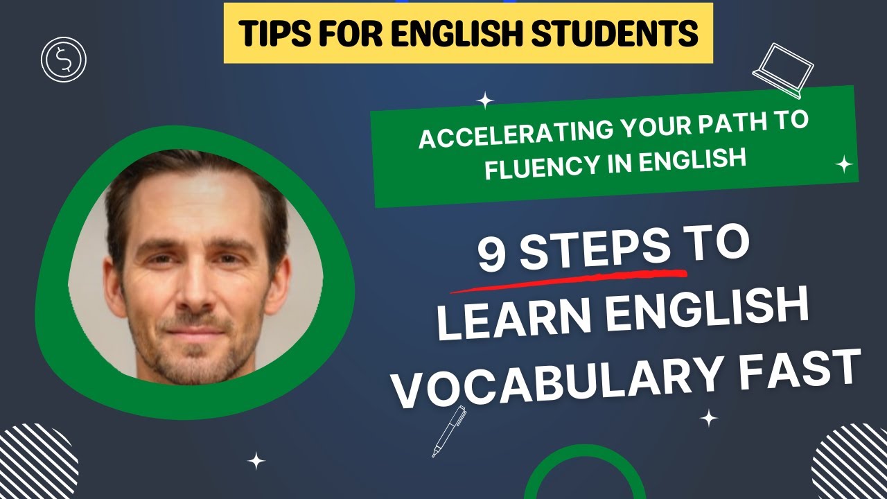 9 STEPS to learn ENGLISH vocabulary FASTER | How to memorize English ...