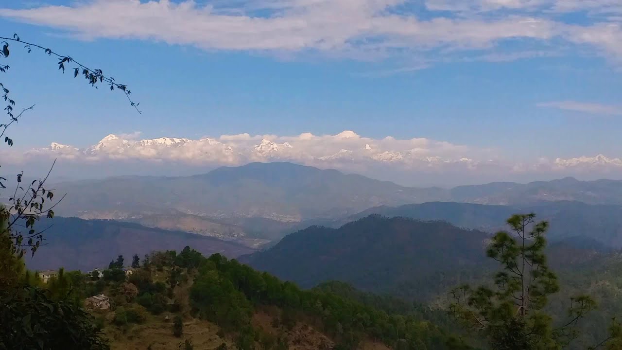 almora Himalayan view/ almora best 360 mountain view - YouTube